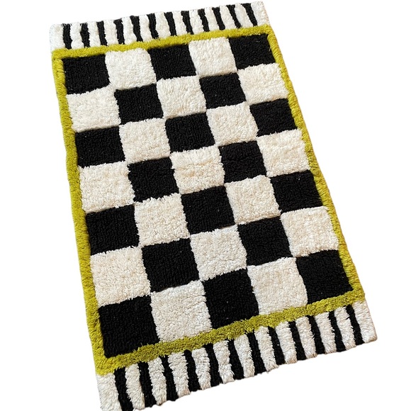 MacKenzie-Childs | Bath | Mackenziechilds Courtly Check Cotton Bath Rug ...